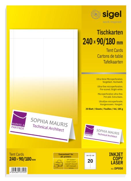 Tischkarten | SIGEL
